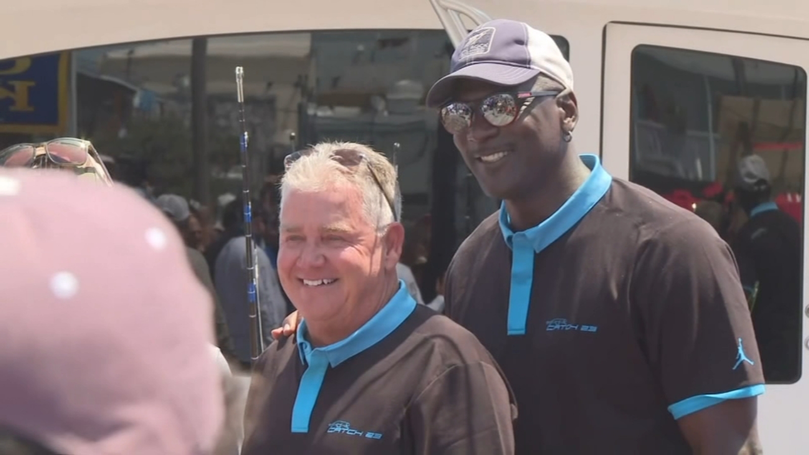 NBA legend Michael Jordan reels in 442-pound Blue Marlin at Big Rock ...