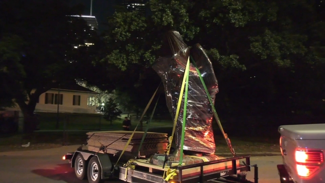 Spirit of Confederacy statue relocated to Houston Museum of African ...