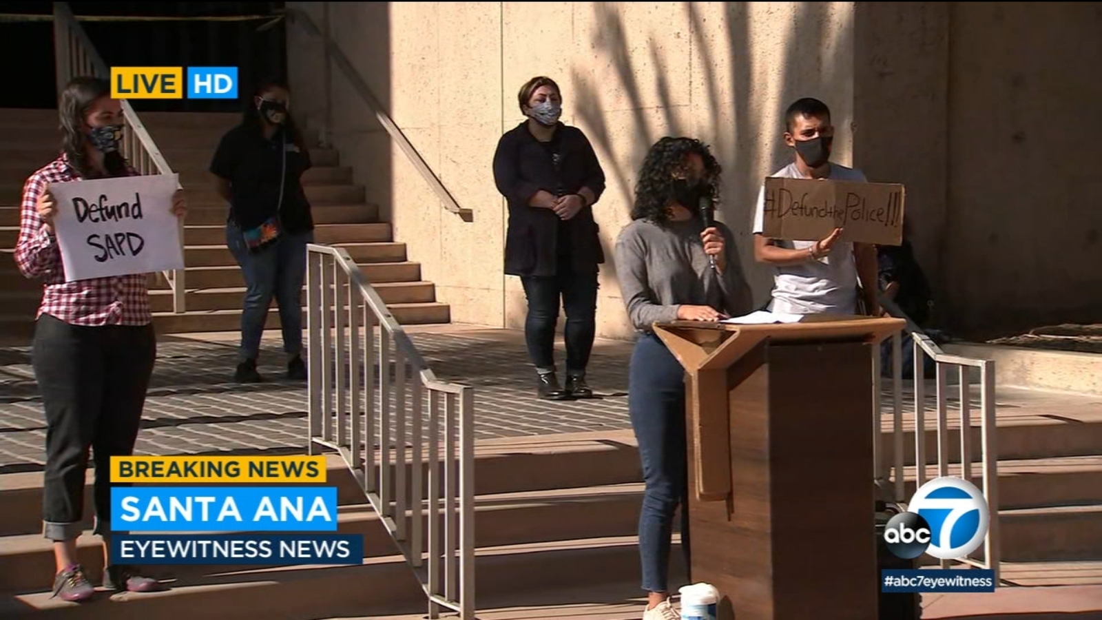 Santa Ana People's Budget organization calls to 'defund the police ...
