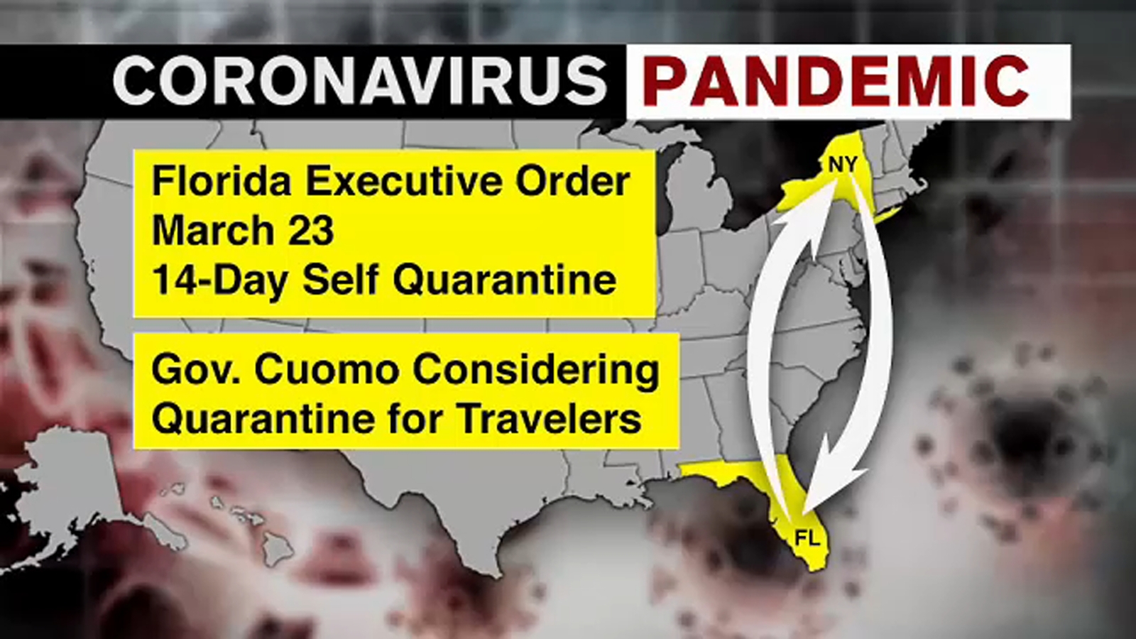 Coronavirus New York: Cuomo considers quarantine for travelers from ...