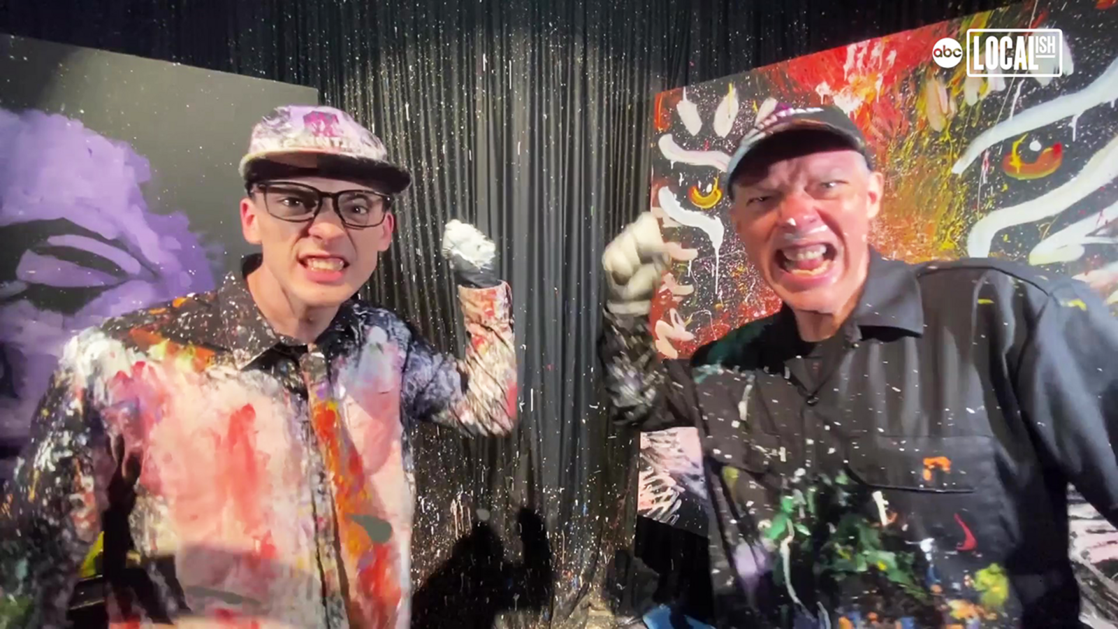 Father and son duo speed painters raise millions of dollars for ...
