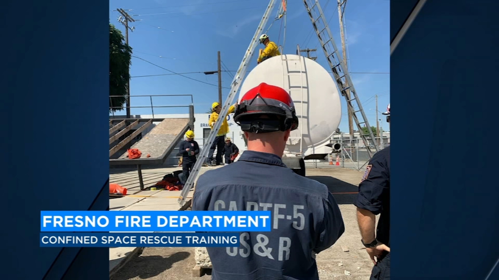 Local firefighters participate in training for confined spaces - ABC30 ...