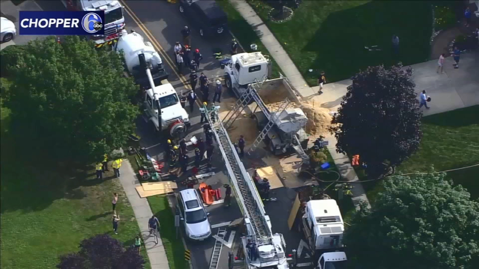 Woman freed after being trapped in sand in Burlington County, New ...