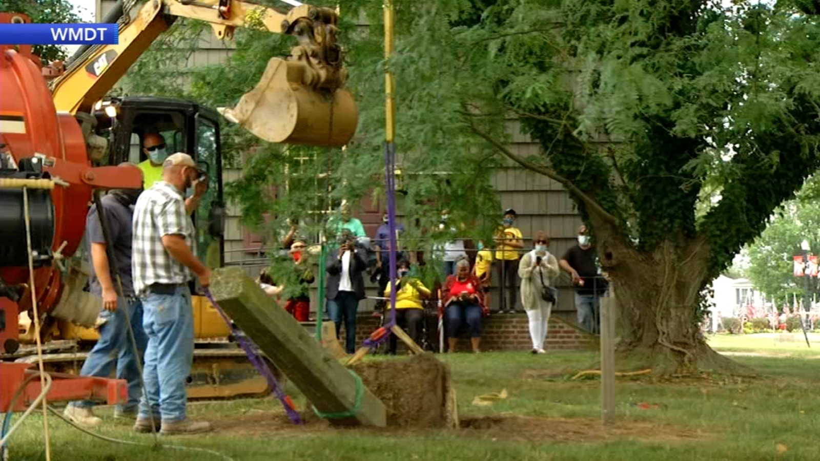 Whipping post removed from outside Sussex County Courthouse in ...