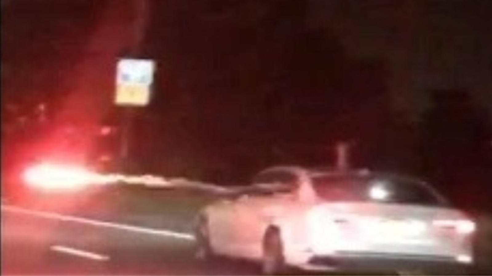 Video: Fireworks shoot out car window on Belt Parkway in New York City ...