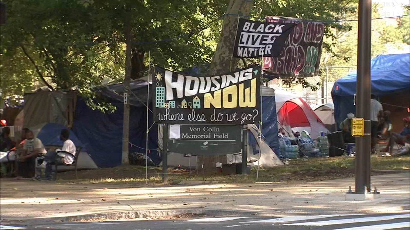 Philadelphia homeless encampment organizers vow to stay despite ...