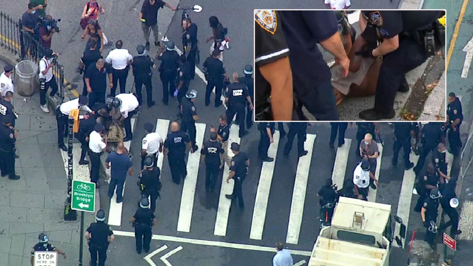 Defund police: NYPD moves remaining Occupy City Hall protesters from ...