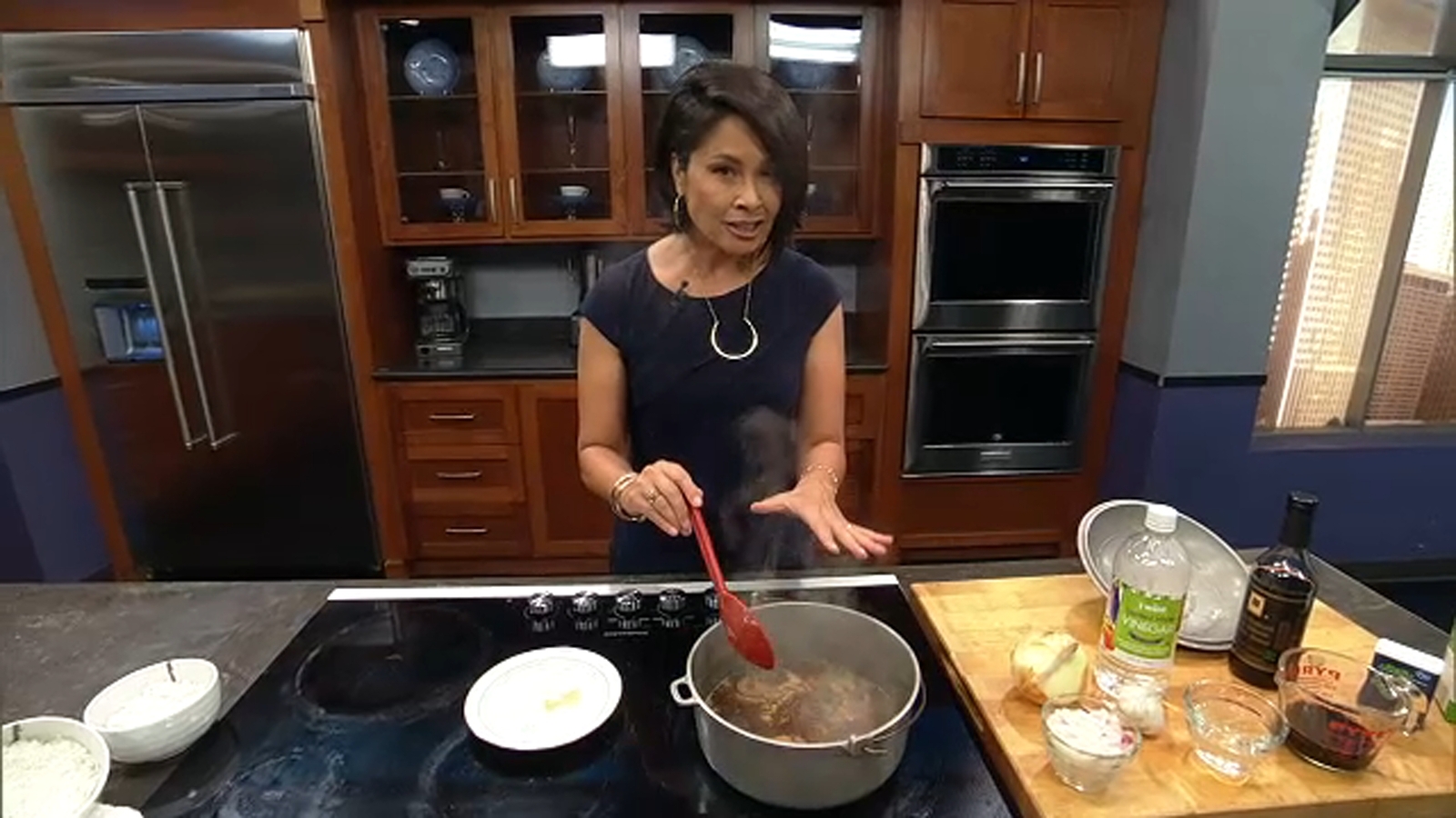 Stacey Baca shares her Filipino chicken adobo recipe on ABC7 Chicago ...