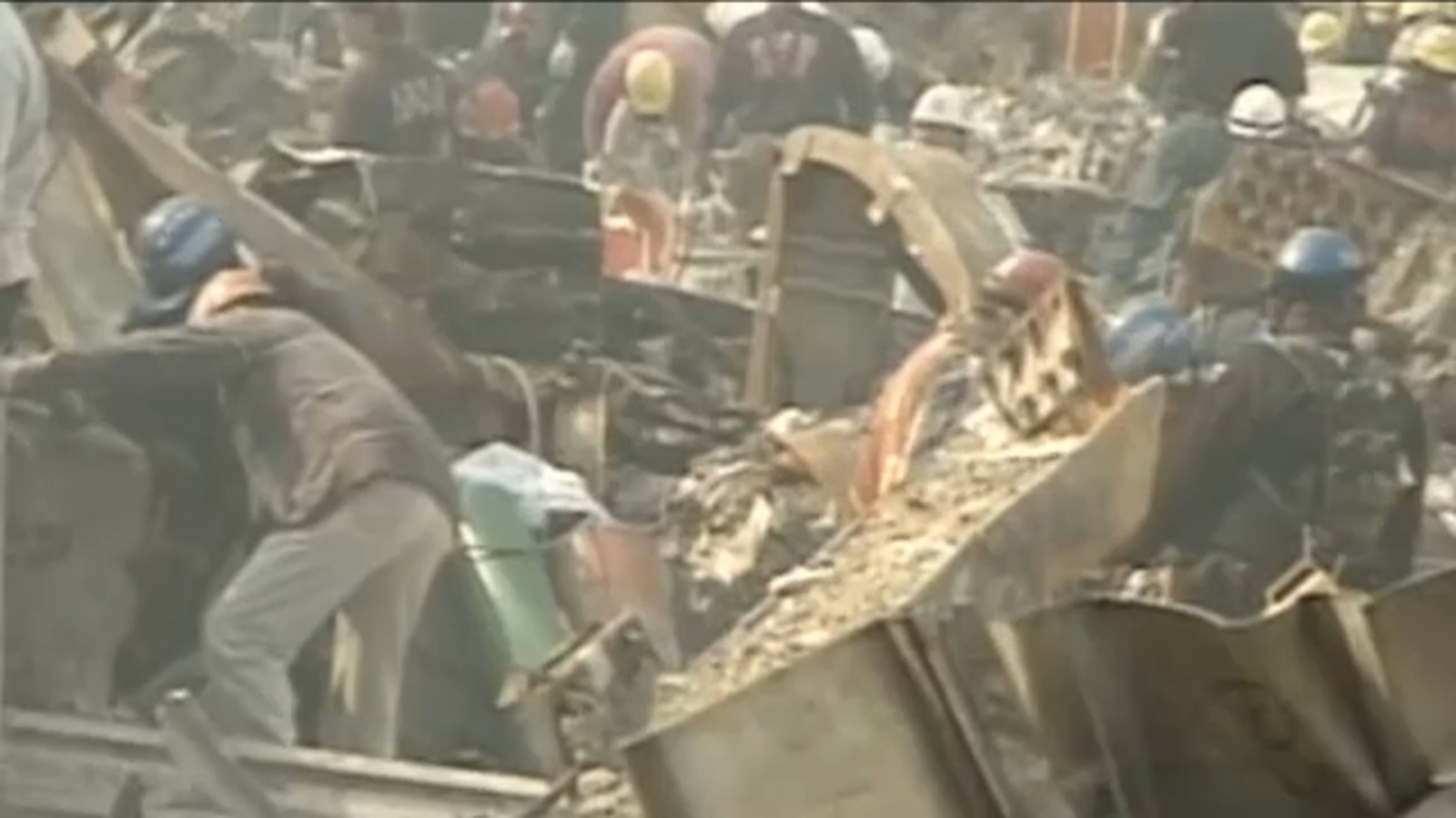 911 Survivors Pulled From Rubble