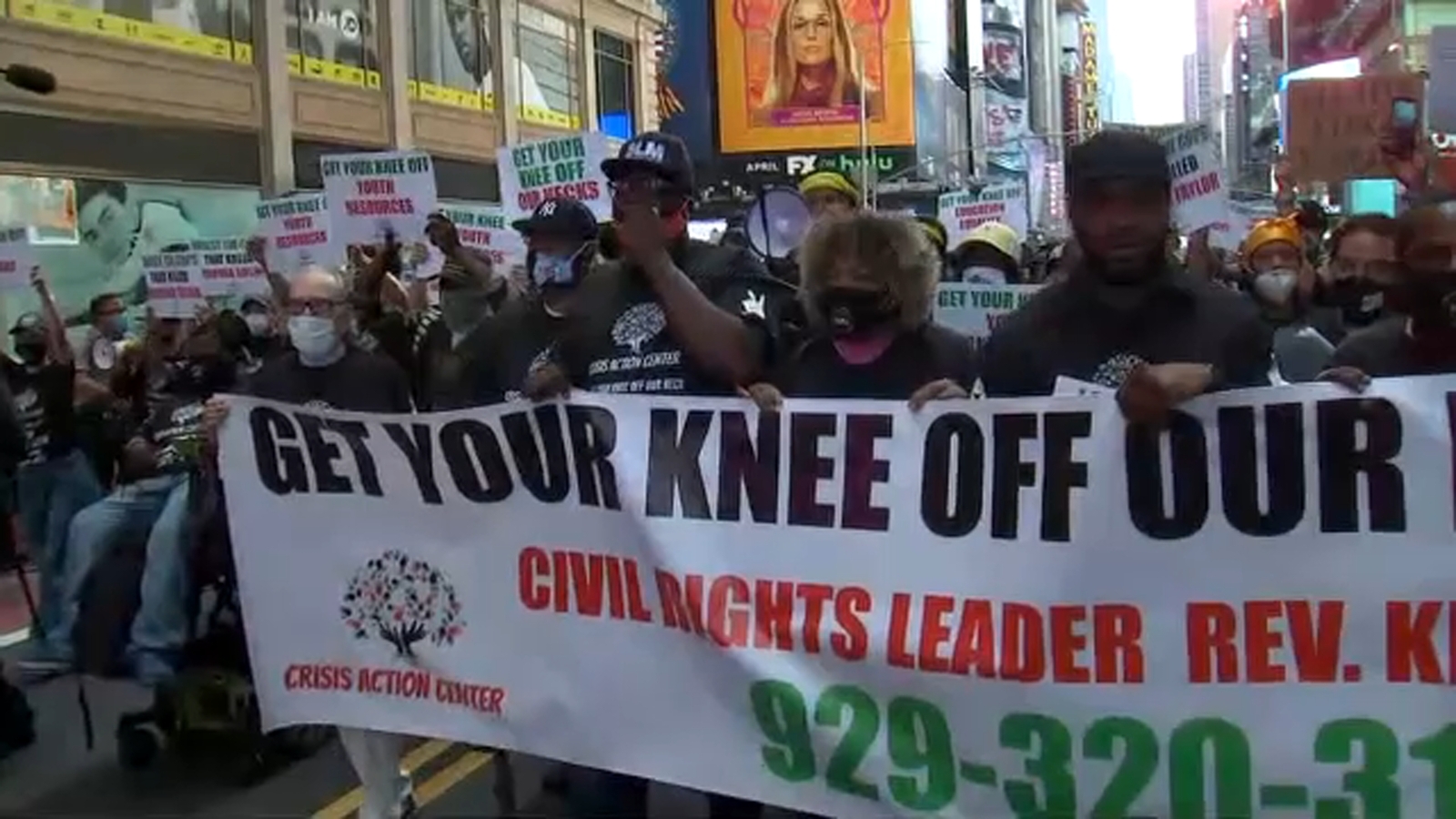 Black Lives Matter holds march, rally at Trump Tower with families of ...