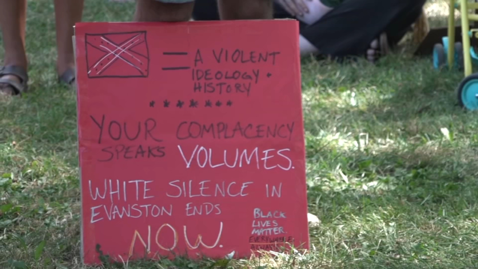 Evanston community members. activists host rally, combat racism at ...