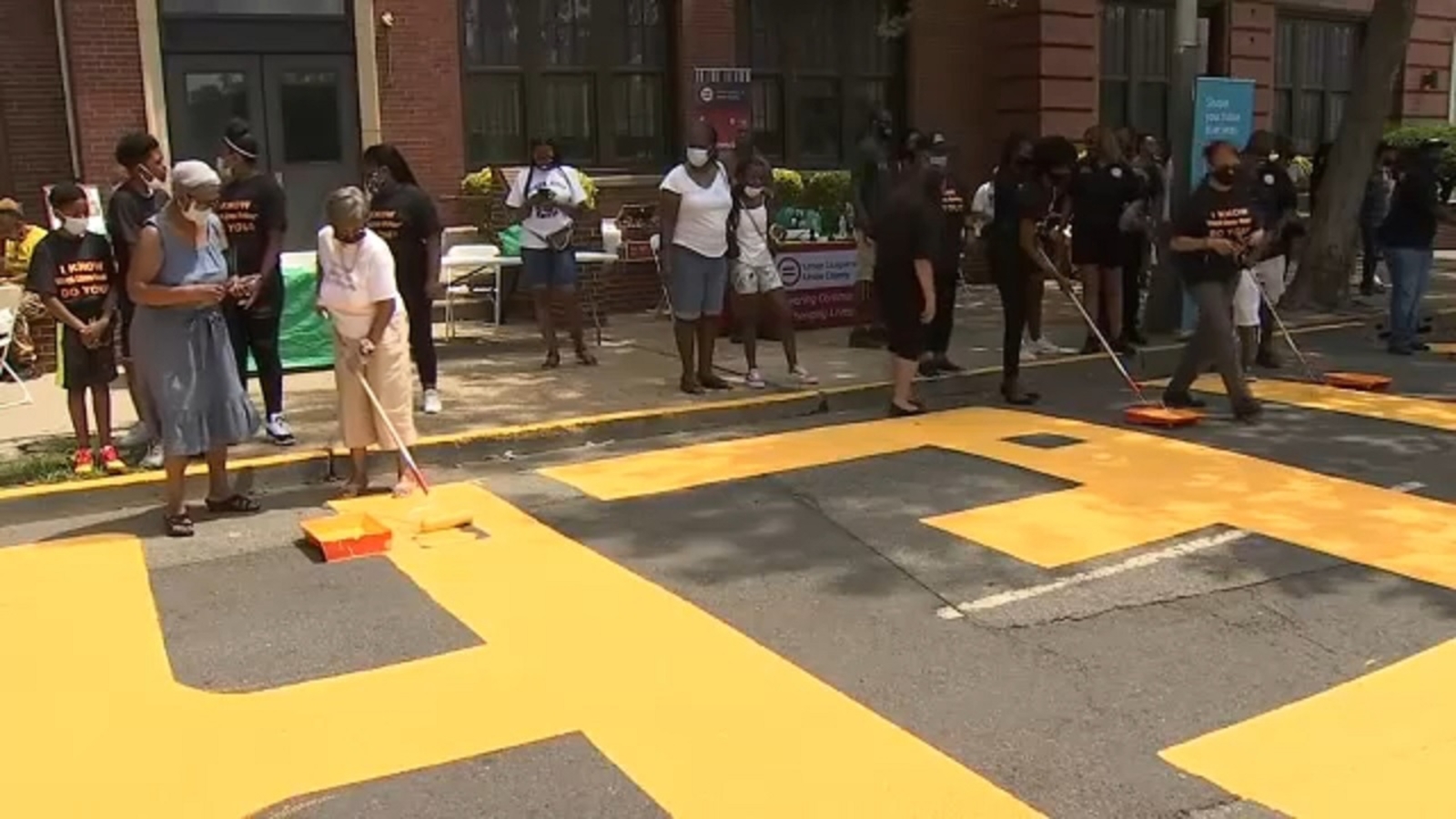 George Floyd's brother, Eric Garner's mother on hand for Black Lives ...
