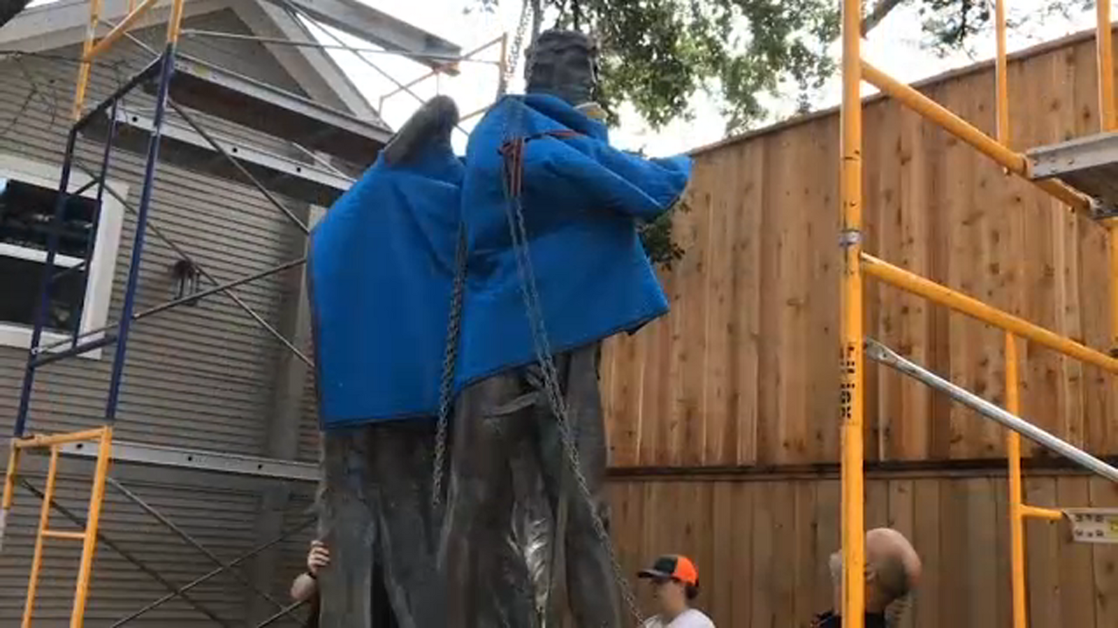 Spirit of Confederacy statue relocated to Houston Museum of African ...