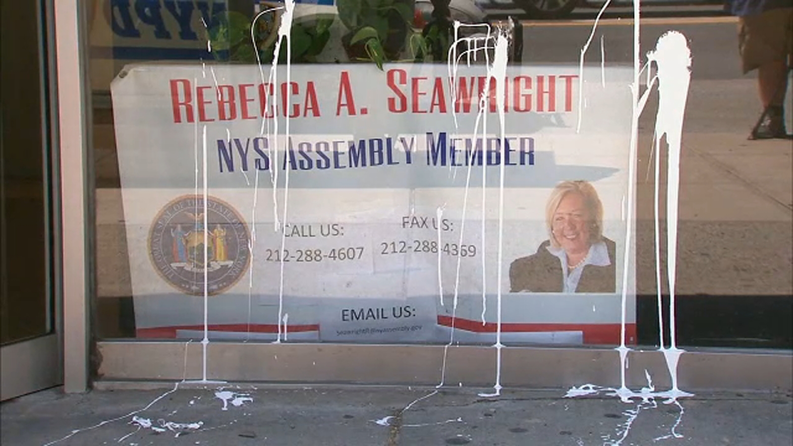 Man arrested in disturbing vandalism attack on New York Assemblywoman ...