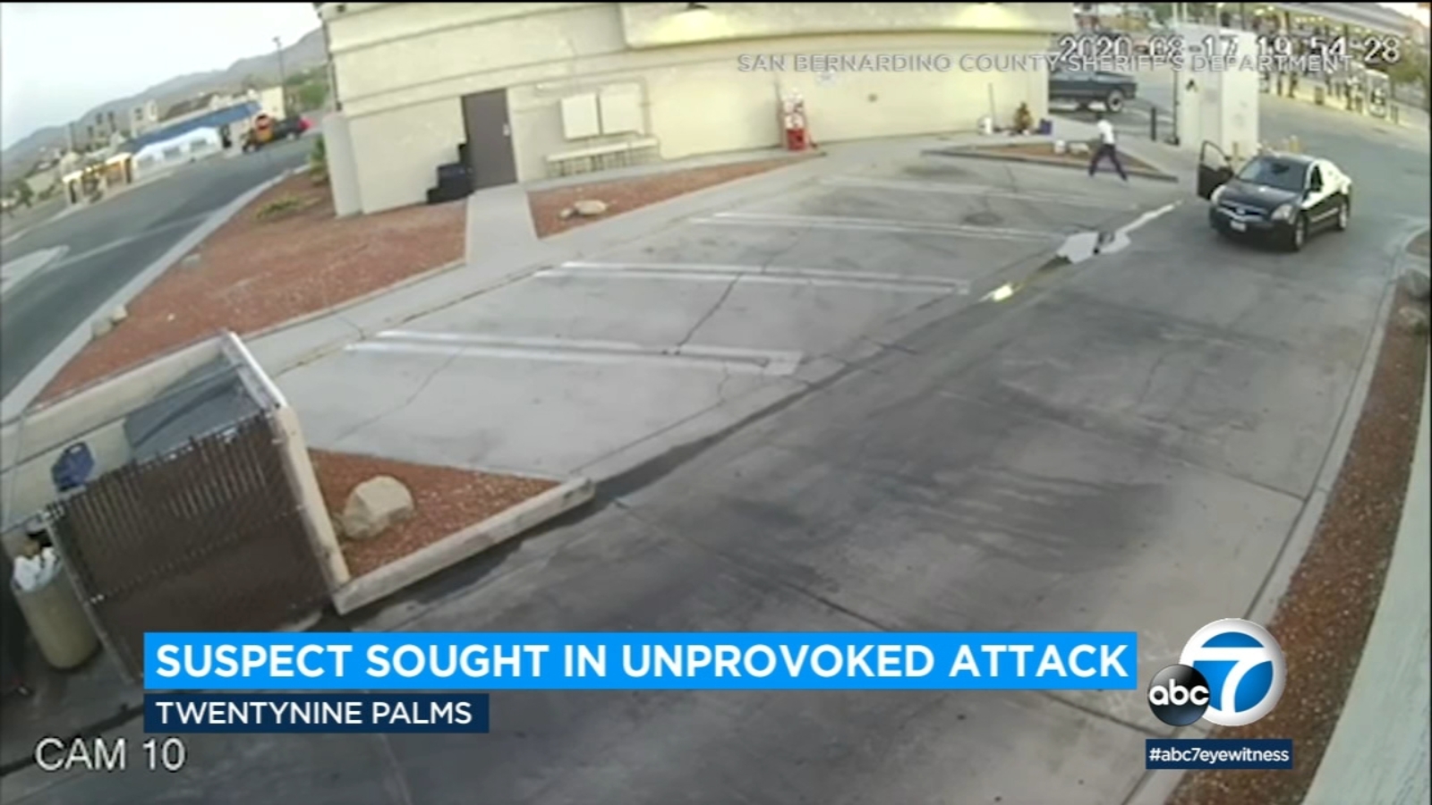 Assailant sought in unprovoked attack on homeless man recorded on ...