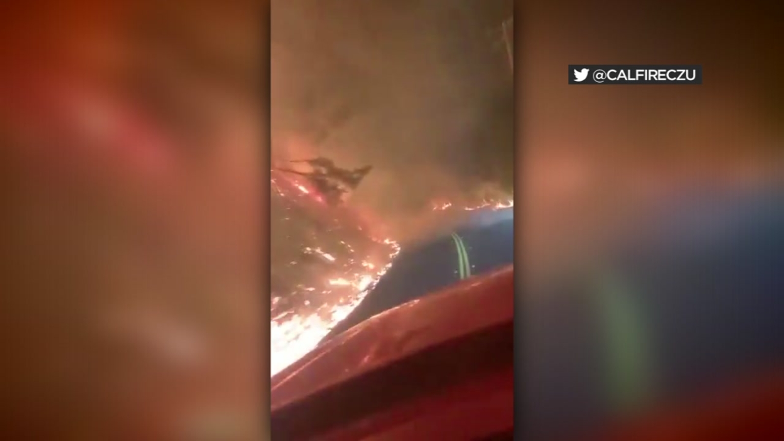 California Wildfire: Terrifying video shows what it's like driving ...