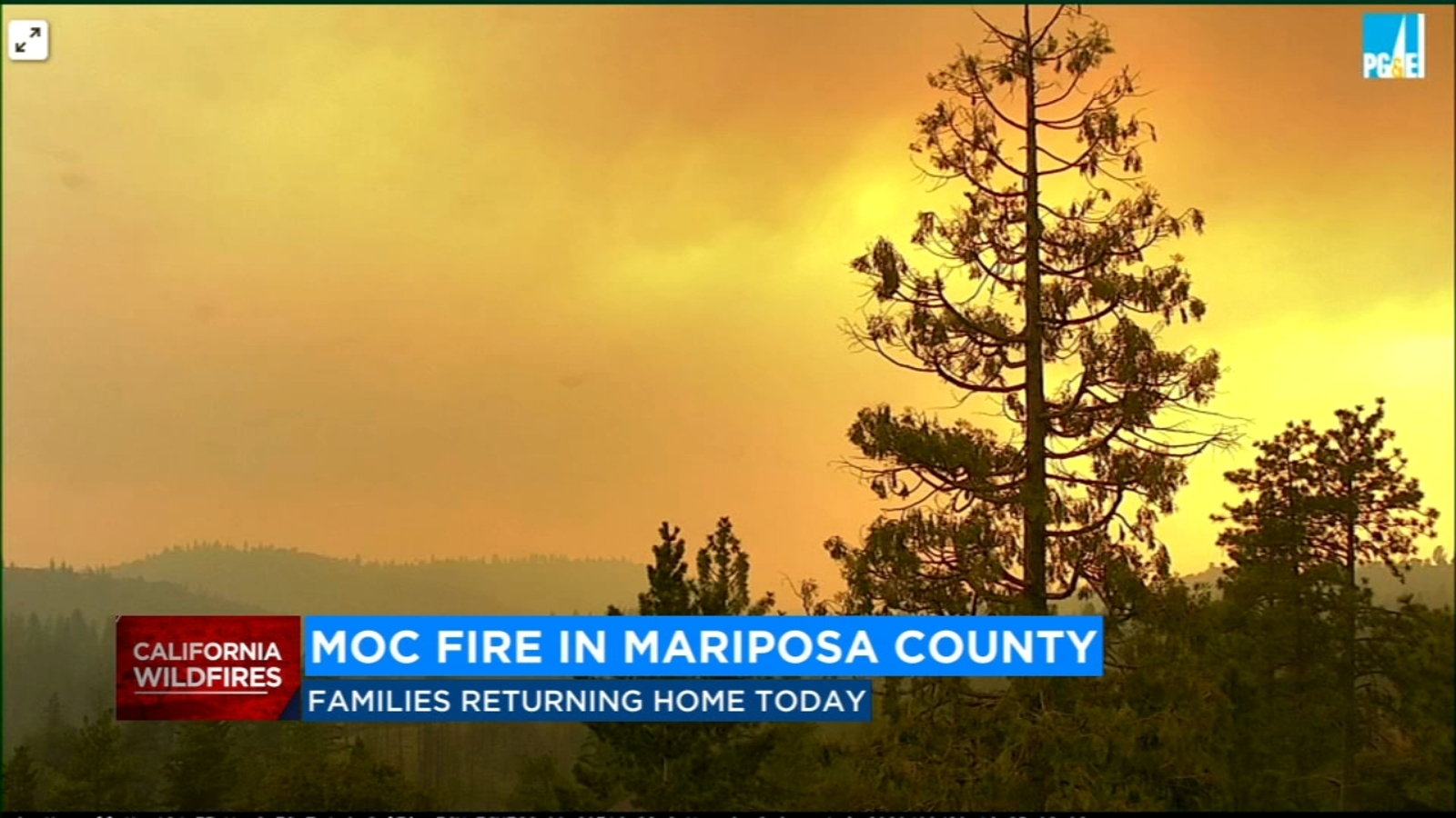 Moc Fire 40% contained, evacuations lifted for Mariposa County - ABC30 Fresno