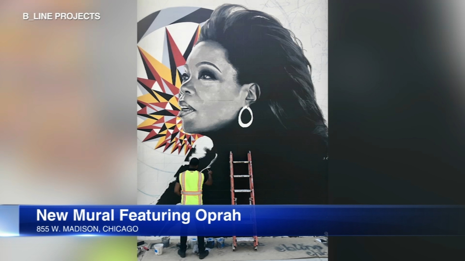 Oprah Winfrey, inspiration behind Chicago's largest standalone mural ...