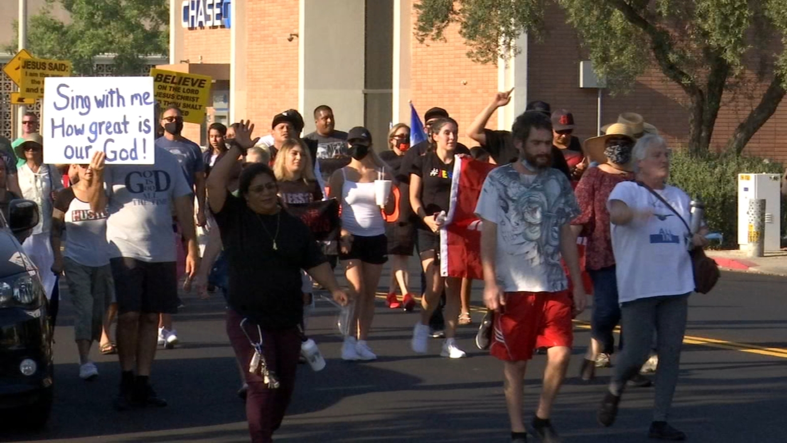 Worship rally held in Hanford as churches face restrictions during ...
