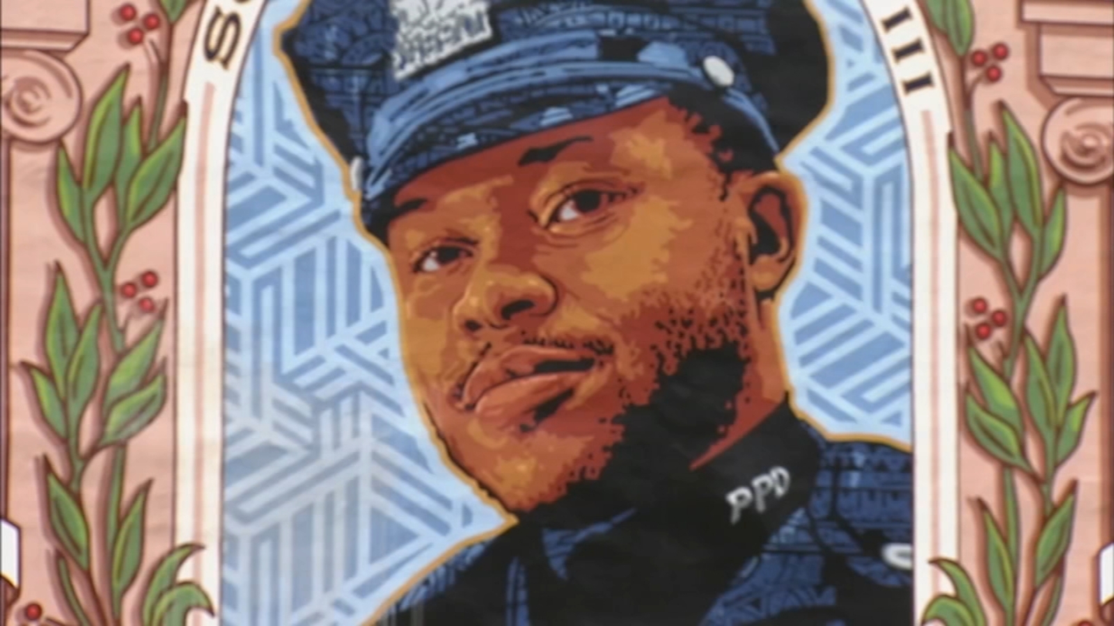 Mural of slain Philadelphia Police Sgt. Robert Wilson III in West ...