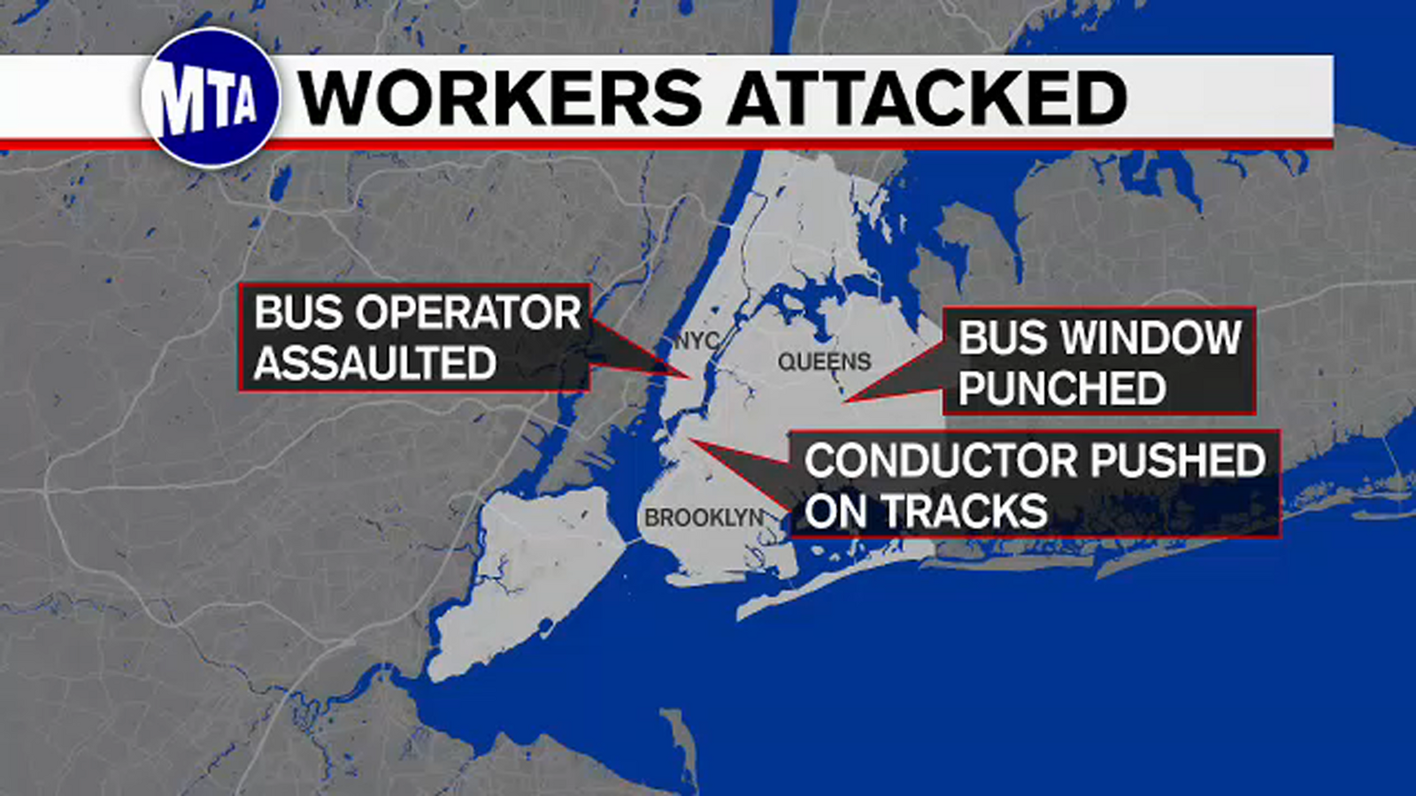 MTA violence: 2 bus attacks, 1 train conductor assaulted in 24 hours ...
