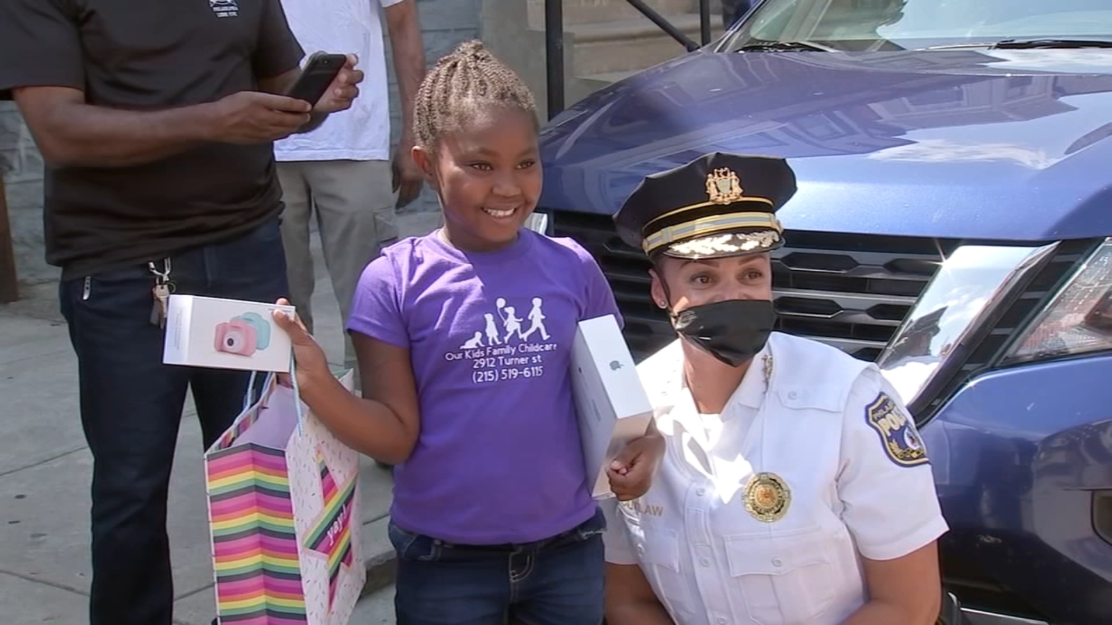 Police, Action News, surprise 6-year-old girl who was shot in West ...