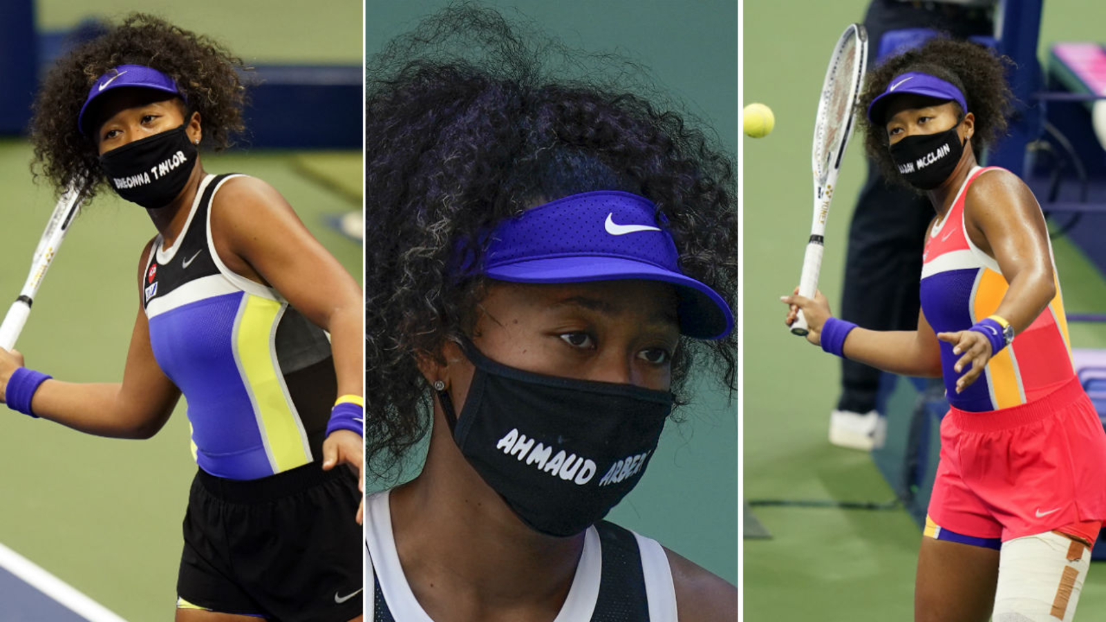 Breonna Taylor, Elijah McClain, Ahmaudd Arbery: Naomi Osaka honors ...