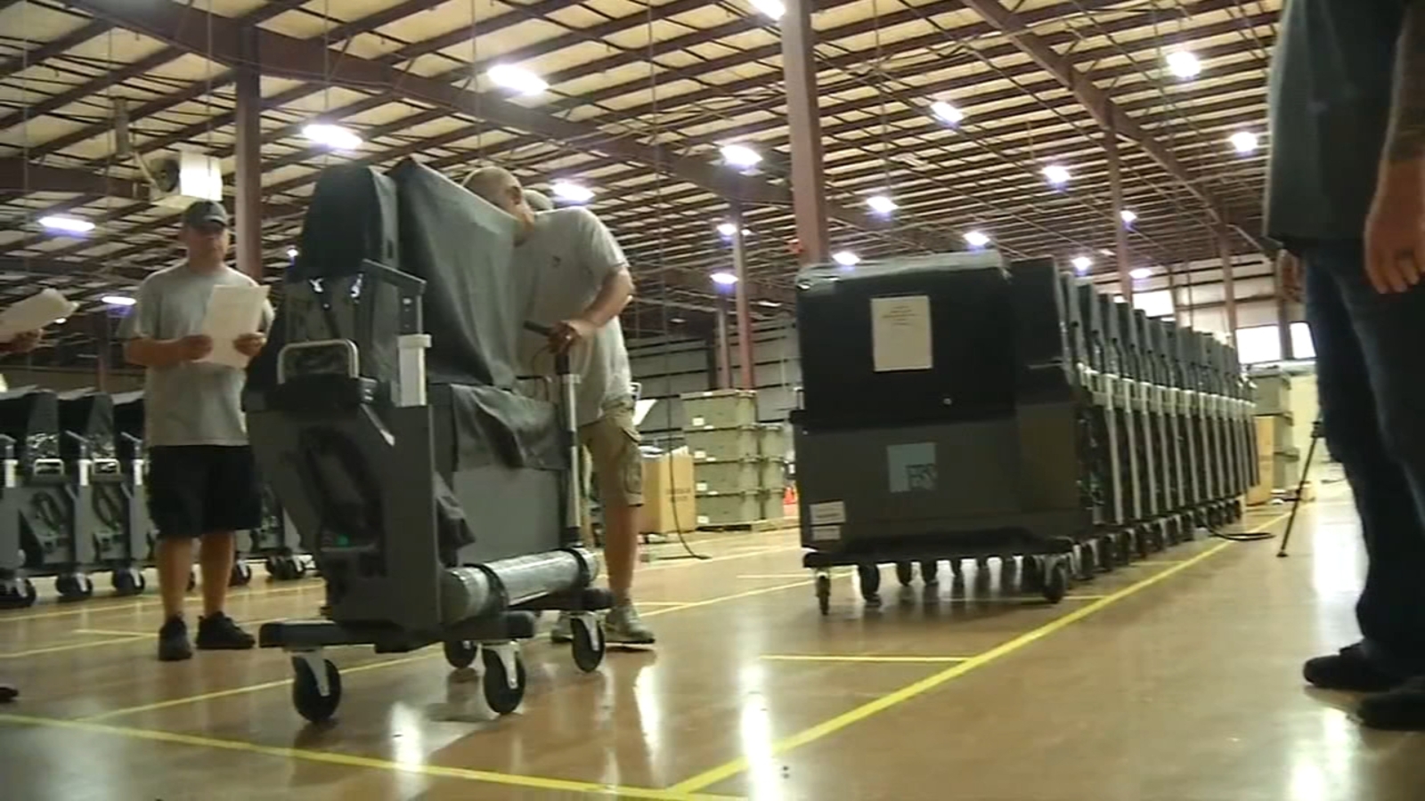 Voting machines roll in for Delaware primary on September 15 - 6abc ...