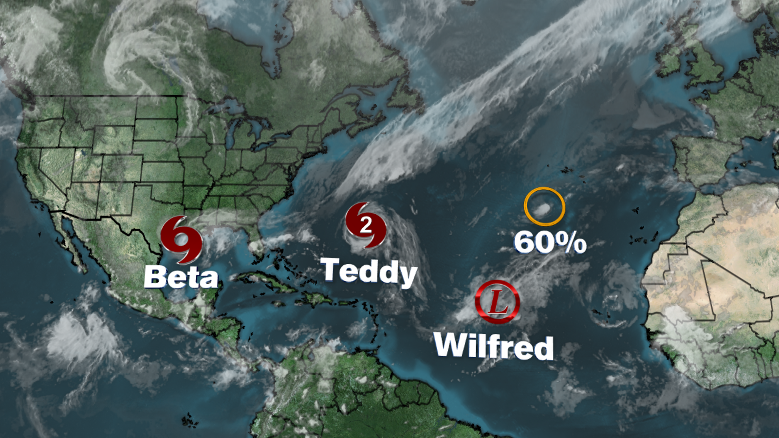 National Hurricane Center: Tropical Storm Beta tracker shows storm ...