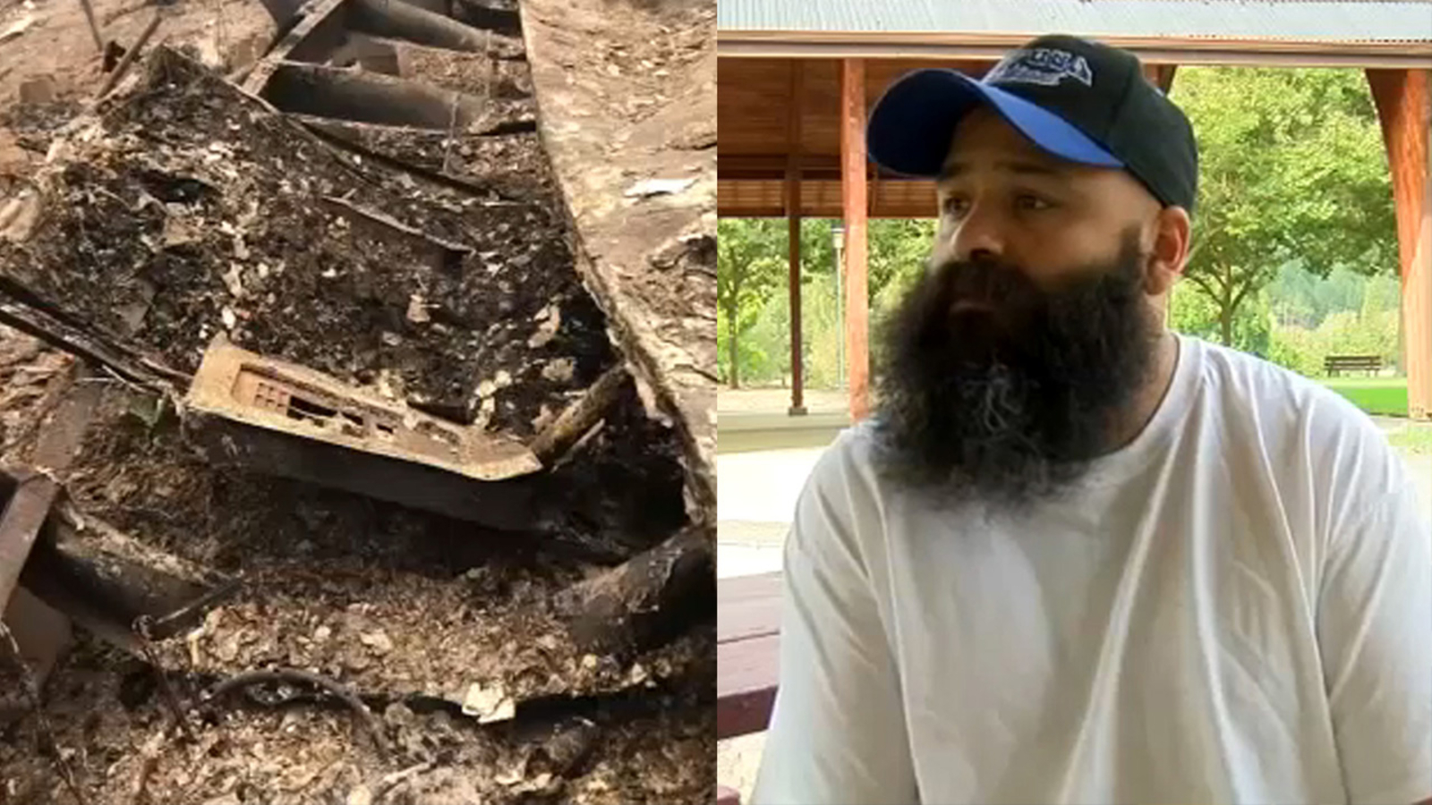 Oregon man becomes firefighter days after losing home to massive Archie ...