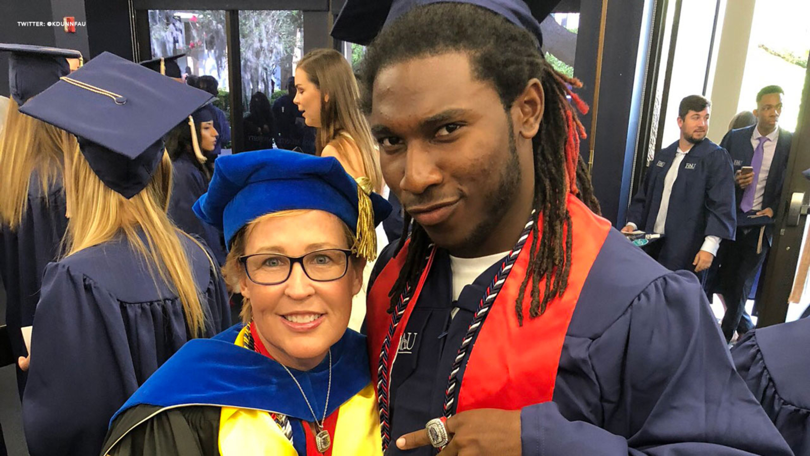 Texans running back Buddy Howell honors former FAU professor Dr. Kim ...