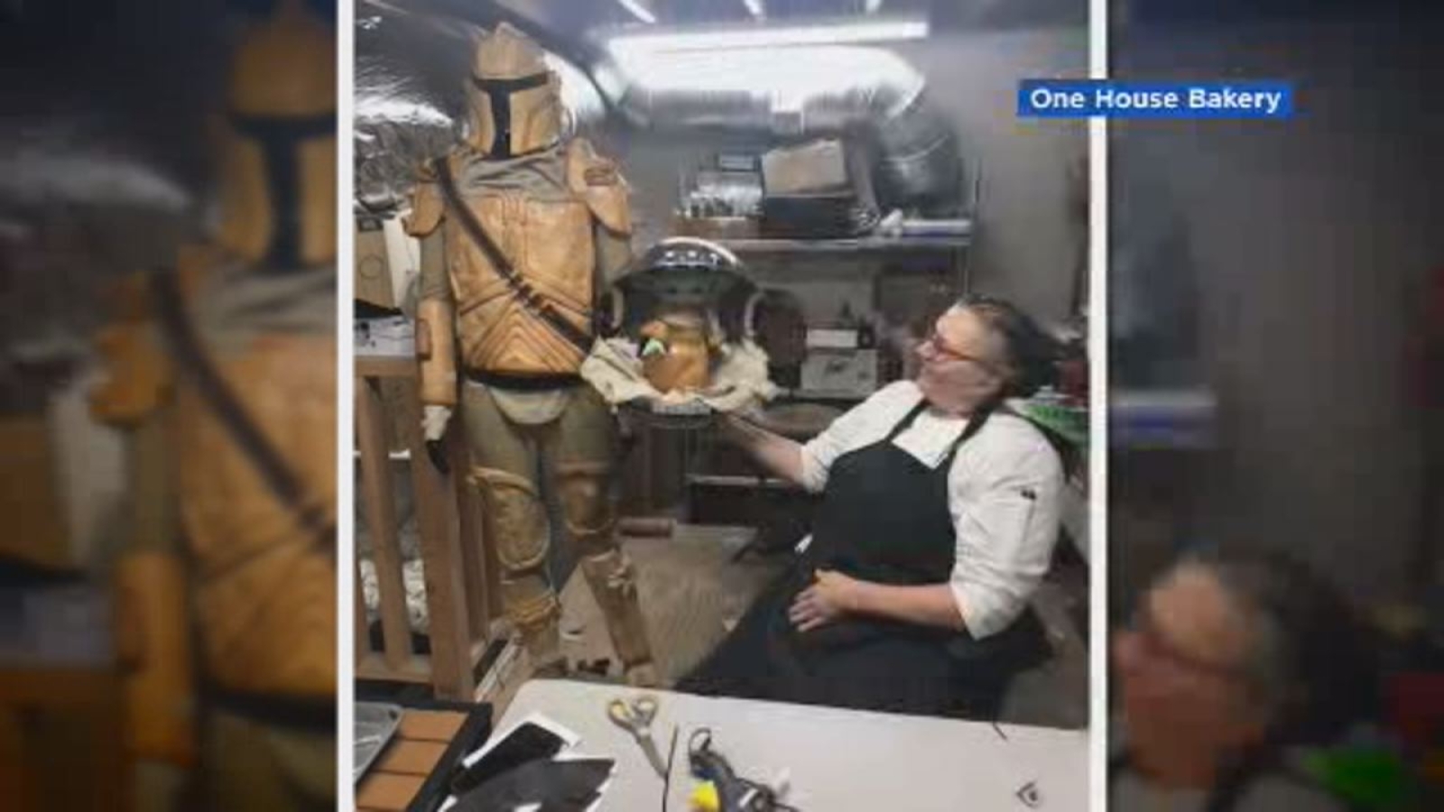One House Bakery in Benicia creates the 'Pain Doughlorian,' life-sized ...