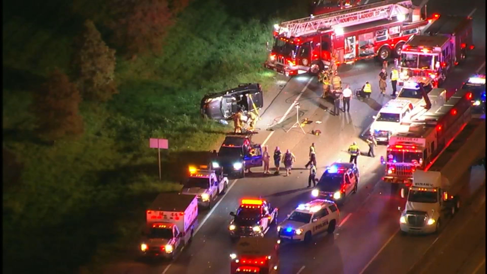 Houston Traffic 225 Westbound Lanes Blocked Due To Major Crash Abc13