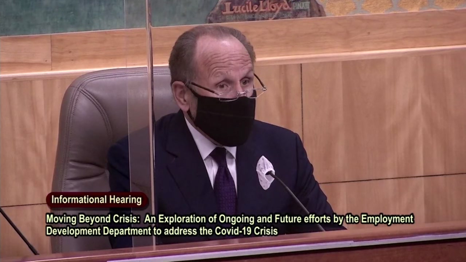 State Senator Jerry Hill hosted a virtual hearing on Employment ...