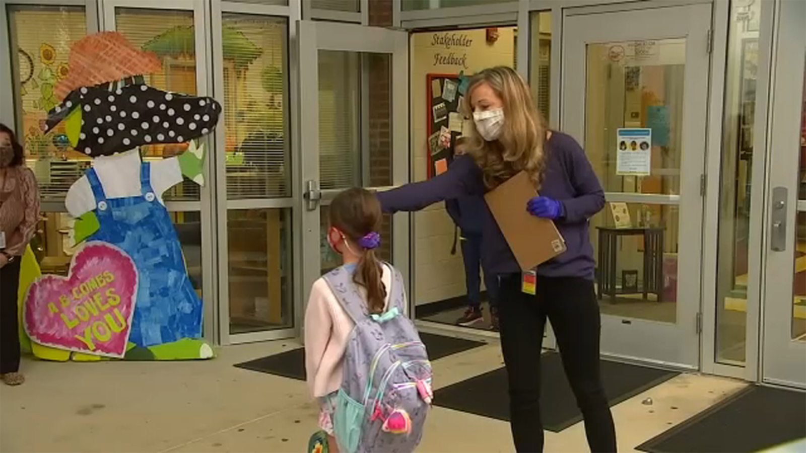 Wake County demonstrates COVID-19 screening procedures all students ...