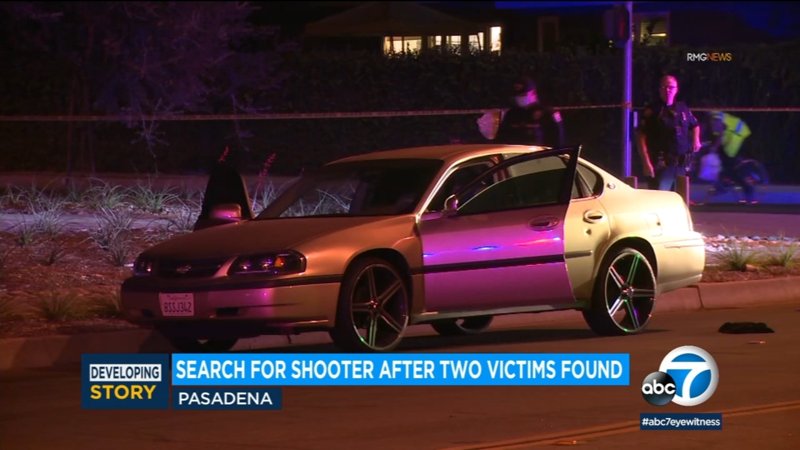 Police searching for suspect in double shooting near Rose Bowl in ...