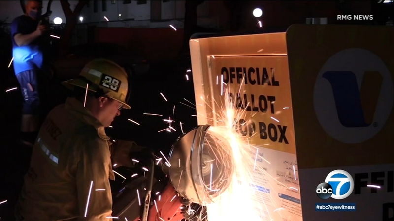 Ballot box fire in Baldwin Park investigated as possible arson; more ...