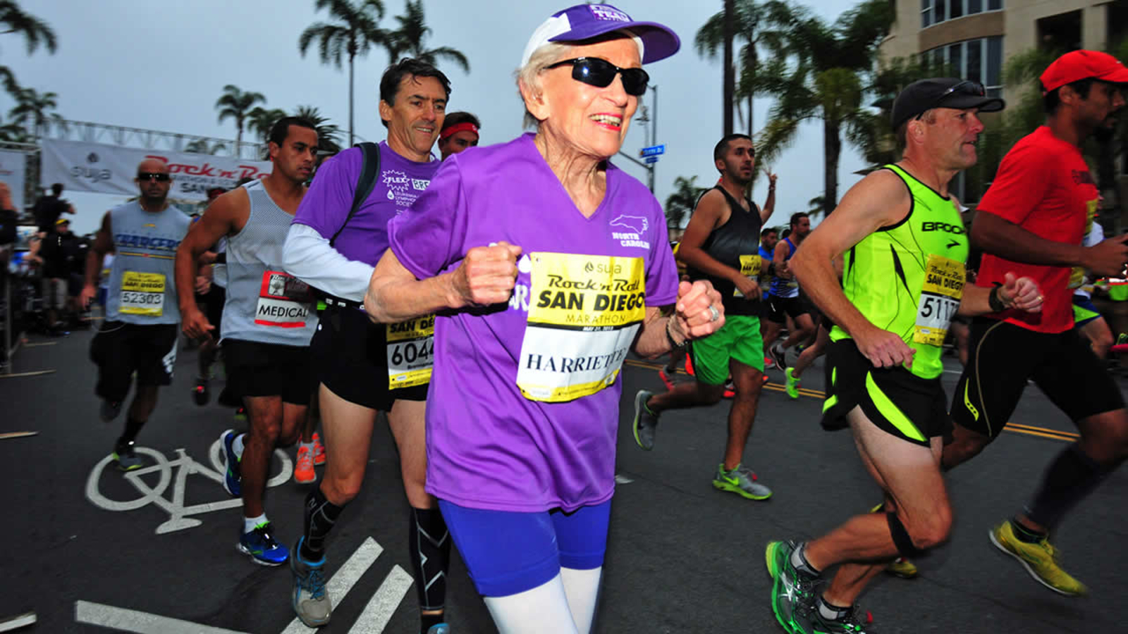 92-year-old cancer survivor becomes oldest woman to finish marathon ...