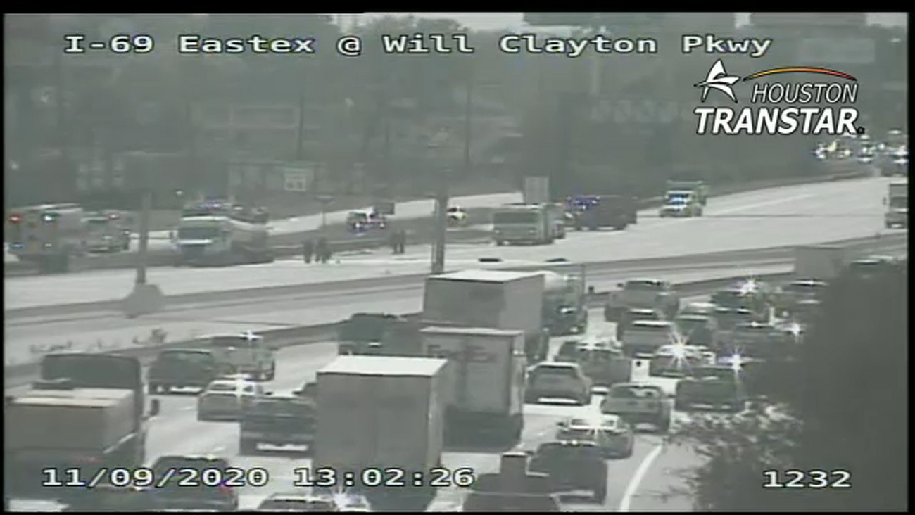 Eastex Freeway Reopened After Big Rig Wreck Near Bush Airport Abc13