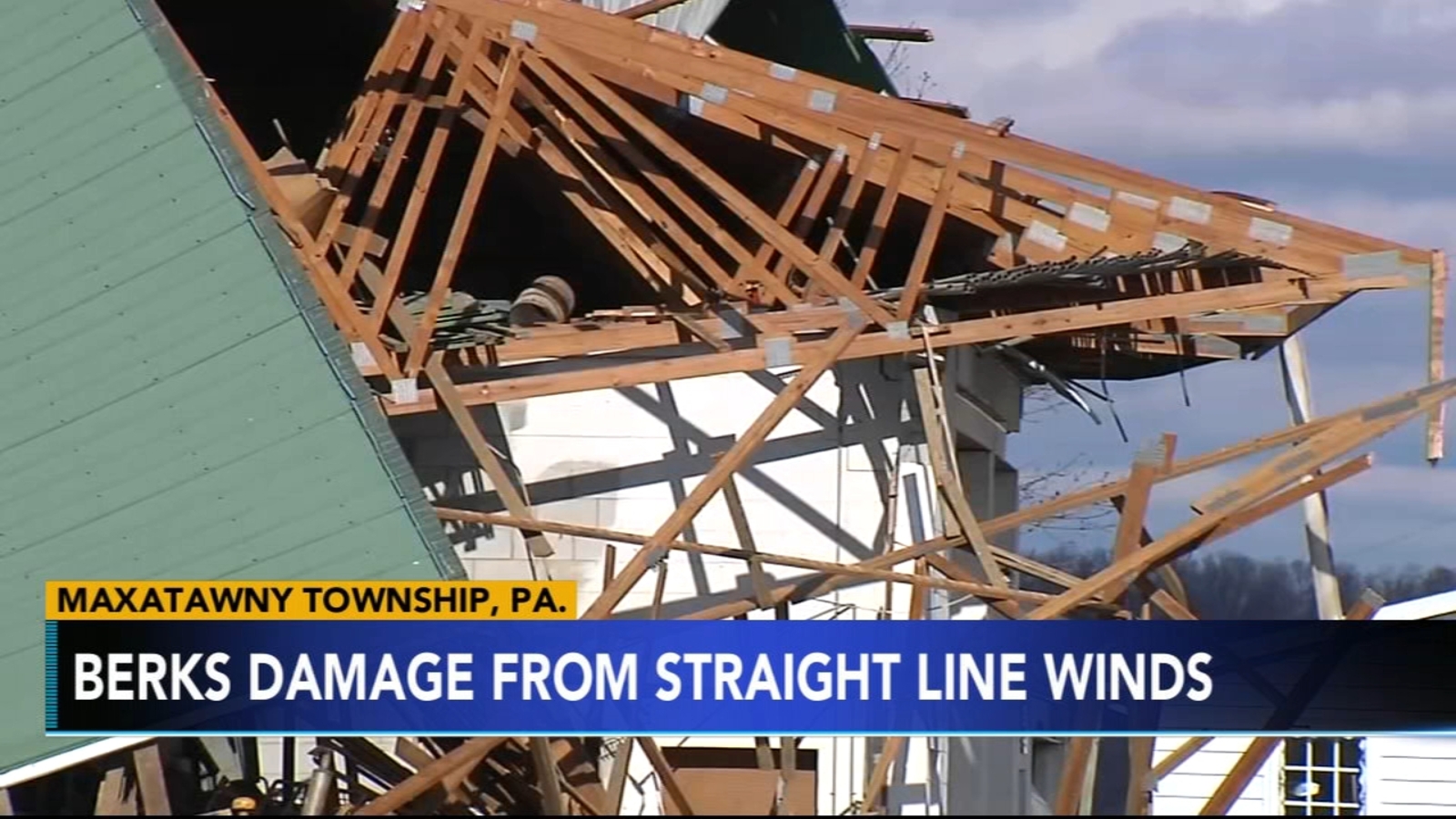 Straight-line winds cause extensive damage in Berks County ...