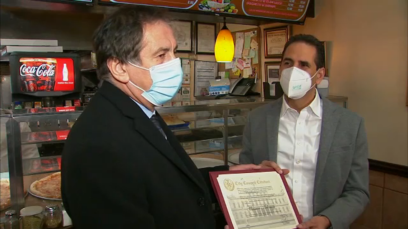 Bella Pizza owner honored for feeding hungry New Yorkers during COVID ...