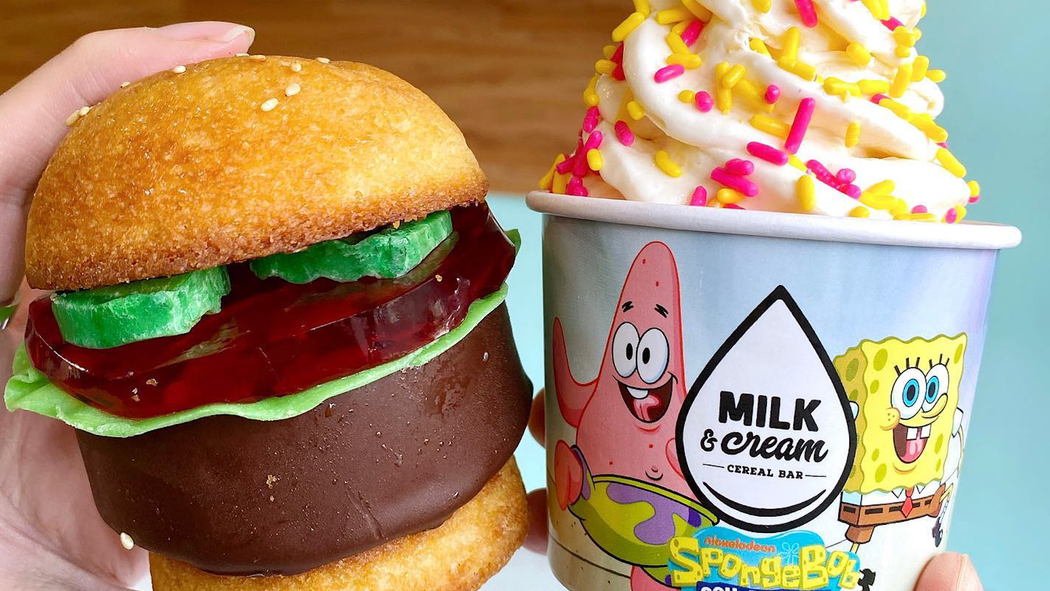 Spongebob Squarepants Ice Cream Bar Spongebob Squarepants Popsicle Ice