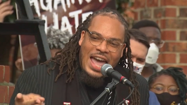 Graham march: North Carolina Rev. Gregory Drumwright marches in ...