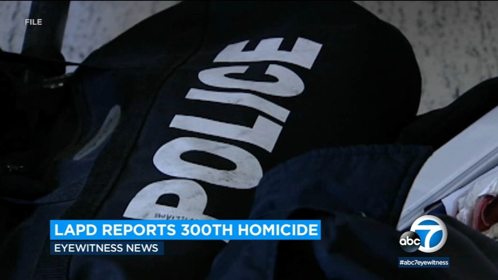 Los Angeles hits 300 homicides for first time since 2009 - ABC7 Los Angeles