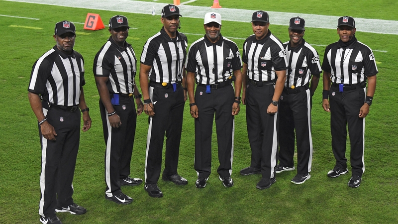 Historic all-Black NFL referee crew leads Monday night football clash ...
