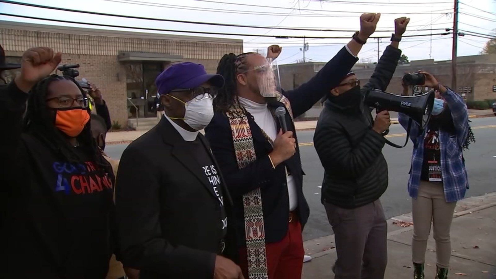 Graham march: North Carolina Rev. Gregory Drumwright marches in ...