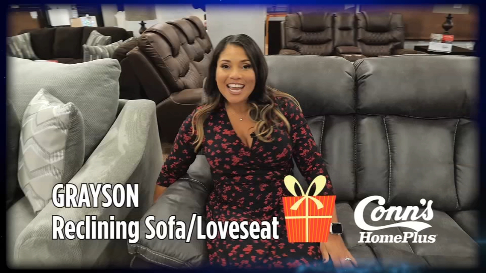25 Days of Christmas. Grayson Reclining Sofa & Loveseat - ABC13 Houston