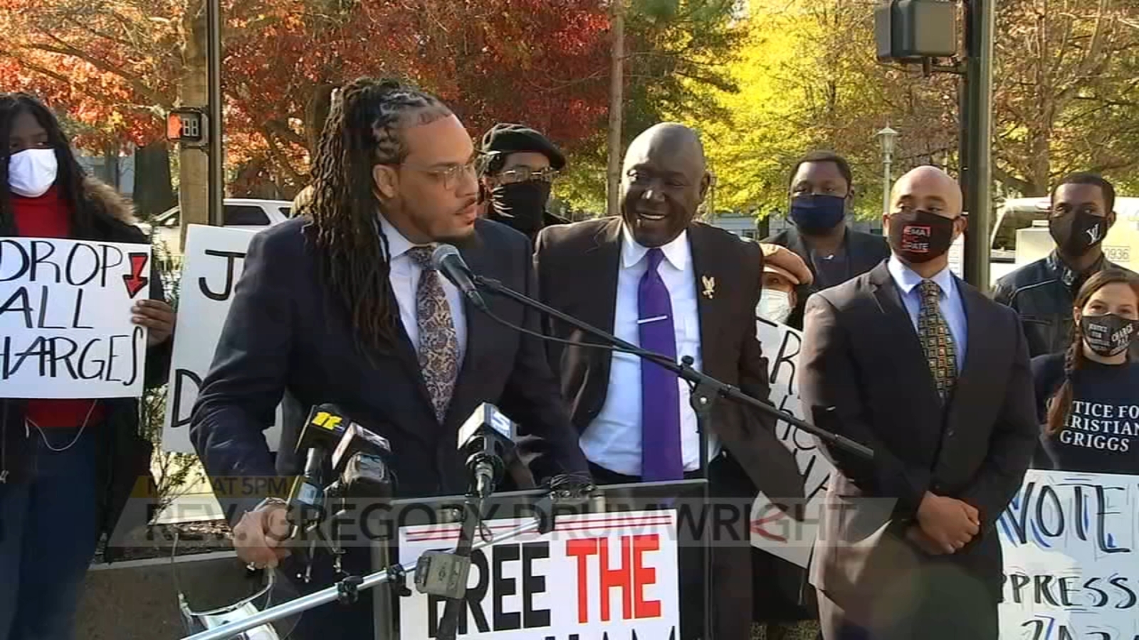 Graham protest organizer, joined by noted attorney Ben Crump, looks for ...