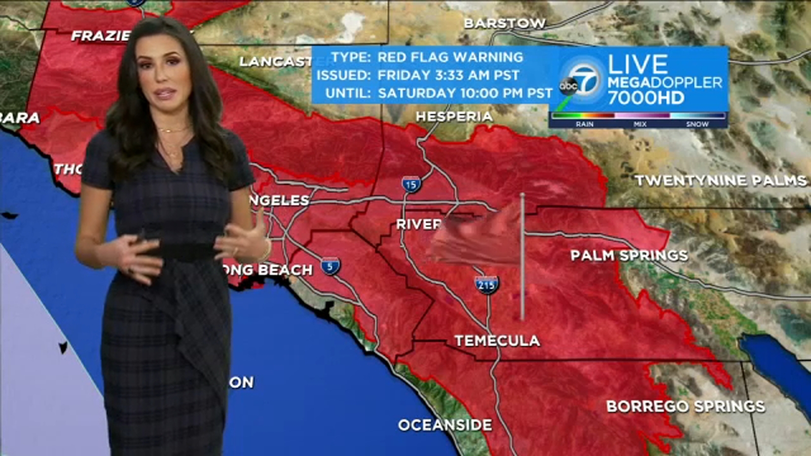 Latest weather with Leslie Lopez - ABC7 Los Angeles
