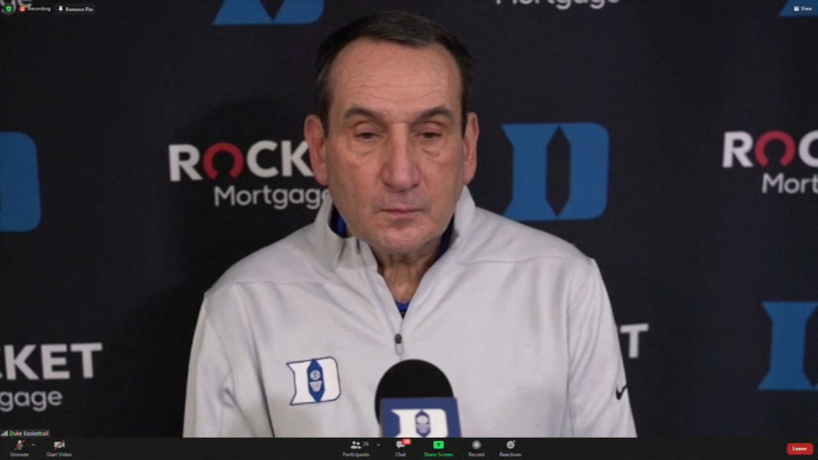 Duke coach Krzyzewski questions playing basketball during COVID-19 ...